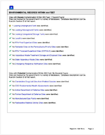 EDR Radius Map with Geo Check (R) Only With Limited Technical Review ...